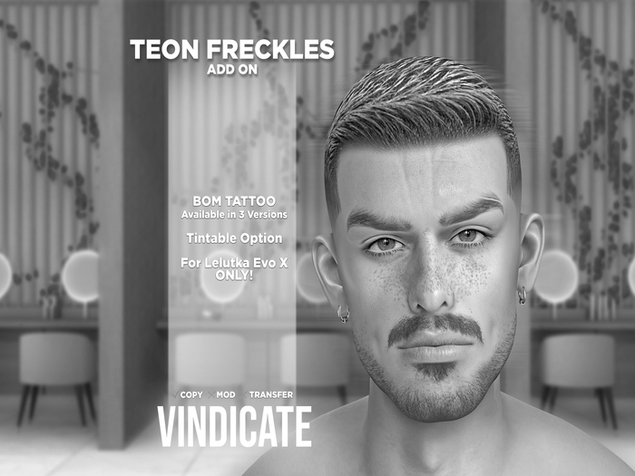Second Life Marketplace - [VINDICATE] - Teon Freckles DEMO